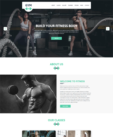 GYM Fitness Club - Gym HTML Website Templates Pro