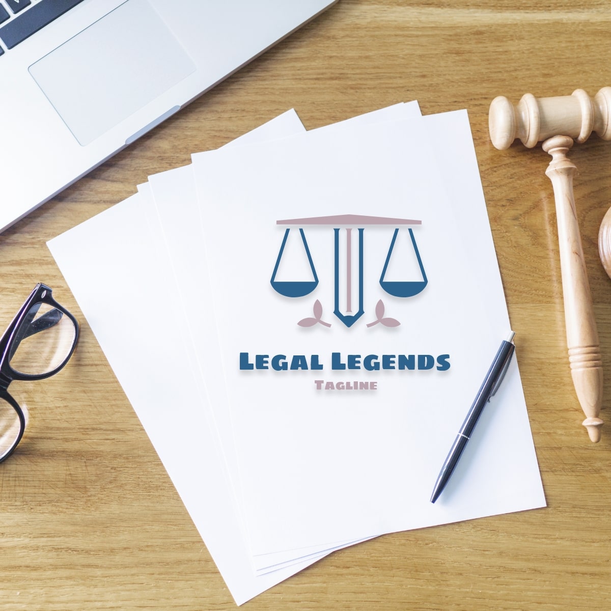 Legal Legends : Legal and law firm logo - Free Download