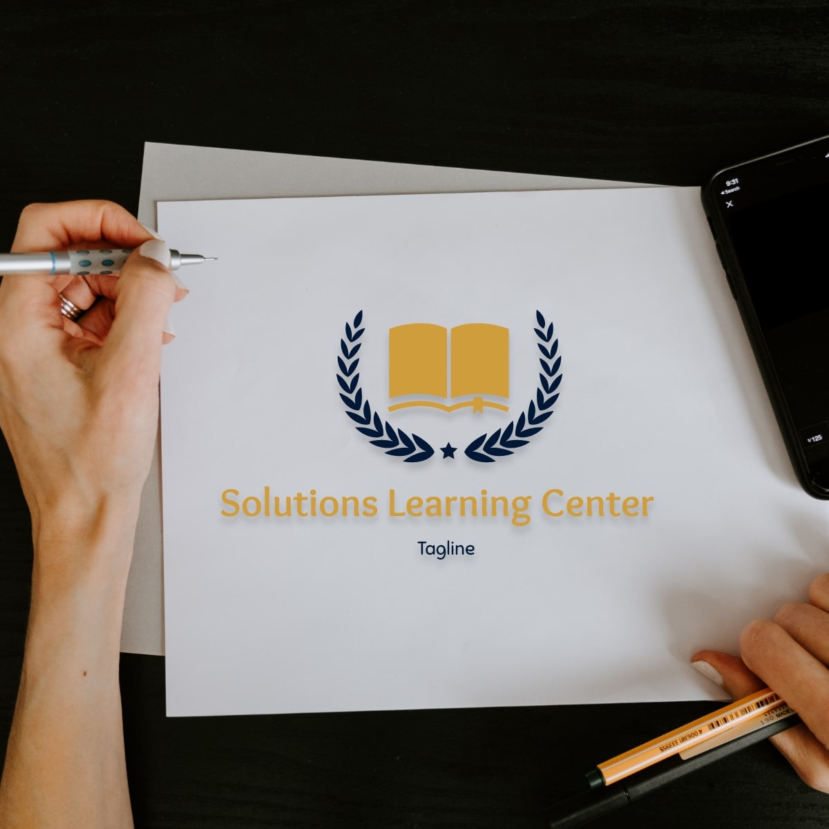 Solutions Learning Center - Education Logo [Free Download]